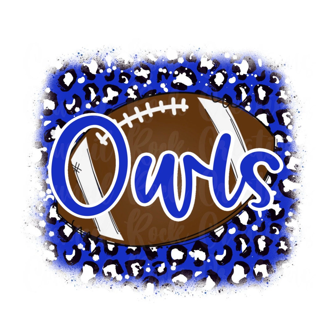 Owls Football PNG | Cheetah Print Background | Digital File ...