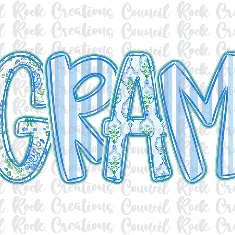 Gram Letters - Etsy