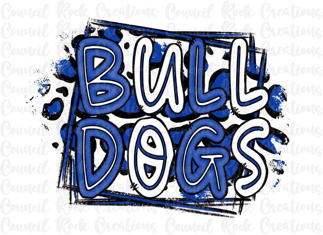 Bulldogs PNG, Doodle Letters, Cheetah Splash Frame, School Spirit ...