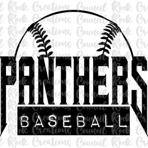 Panthers Baseball PNG, School Spirit, Sports, Mascot, Digital File ...