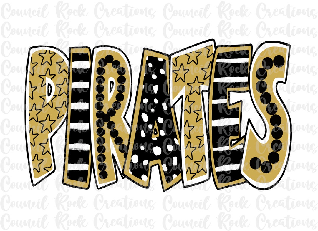 Pirates Fun Mascot PNG, School Spirit, Team Spirit, Digital Gile ...