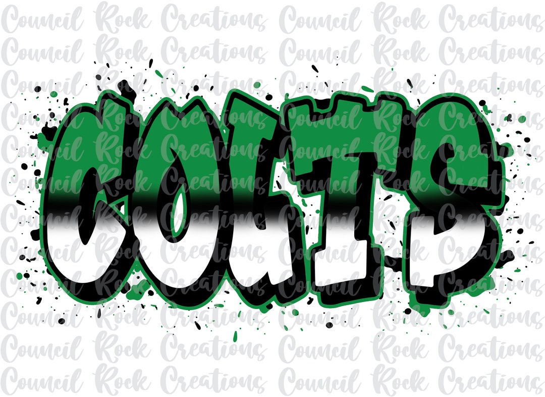 Colts PNG | Graffiti | Digital File | Sublimation Download | School ...