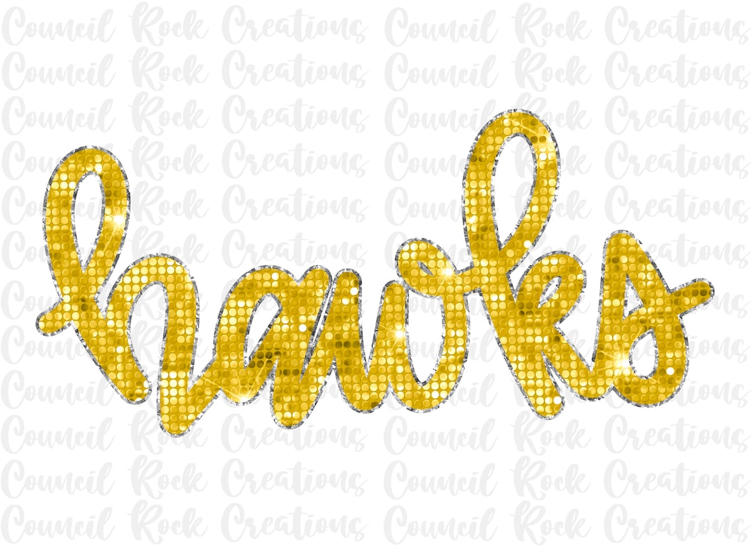 Hawks Sequin Glitter Bling PNG | Hand Lettered | School Spirit ...