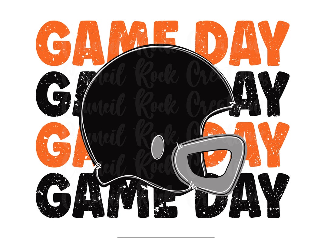 Game Day Football Helmet PNG | Digital File | Sublimation Download - Etsy