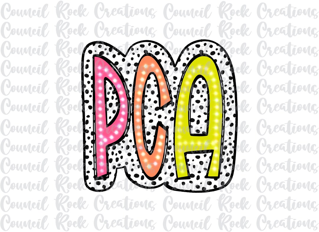 PCA PNG, Colorful, Dalmatian Dots, Mascot, School Spirit, Team Spirit ...