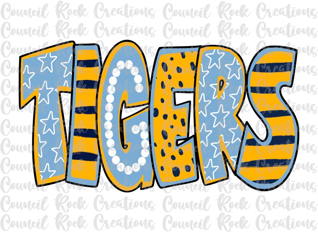 Tigers Fun Mascot PNG, School Spirit, Team Spirit, Digital Gile ...