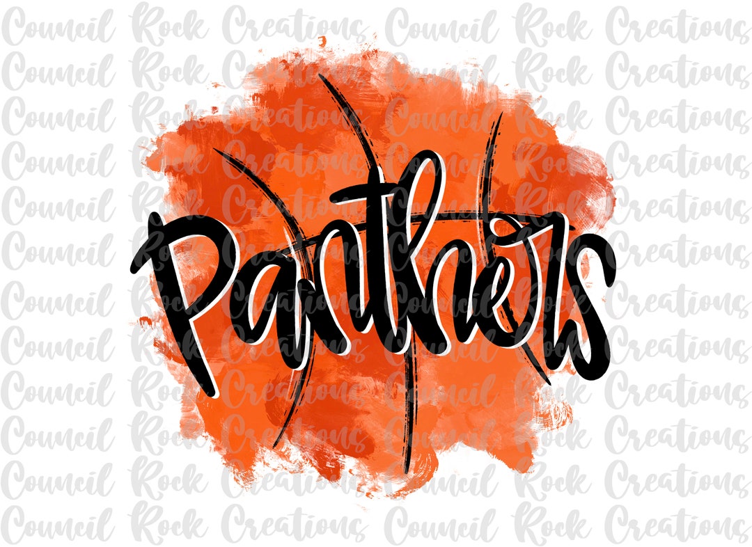 Panthers Basketball Splatter PNG, School Spirit, Sports, Mascot ...