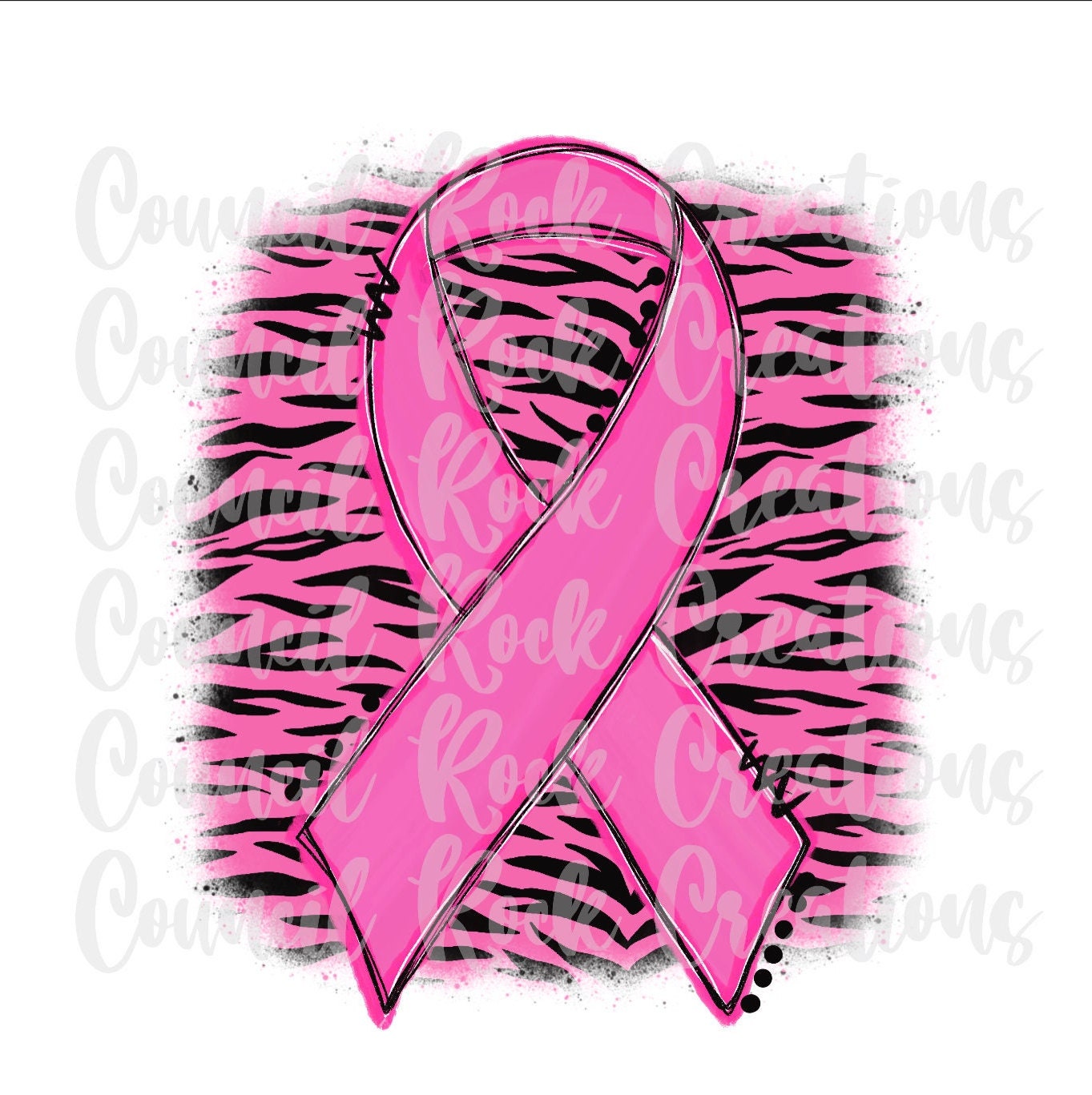 5 Pink Ribbon Designs PNG Breast Cancer Awareness - Etsy
