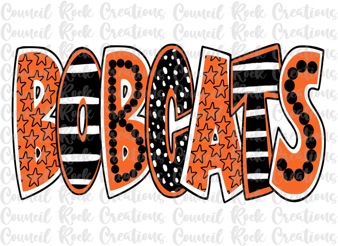 Bobcats Fun Mascot PNG, School Spirit, Team Spirit, Digital Gile ...