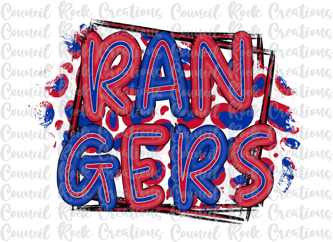 Rangers PNG, Doodle Letters, Cheetah Splash Frame, School Spirit ...