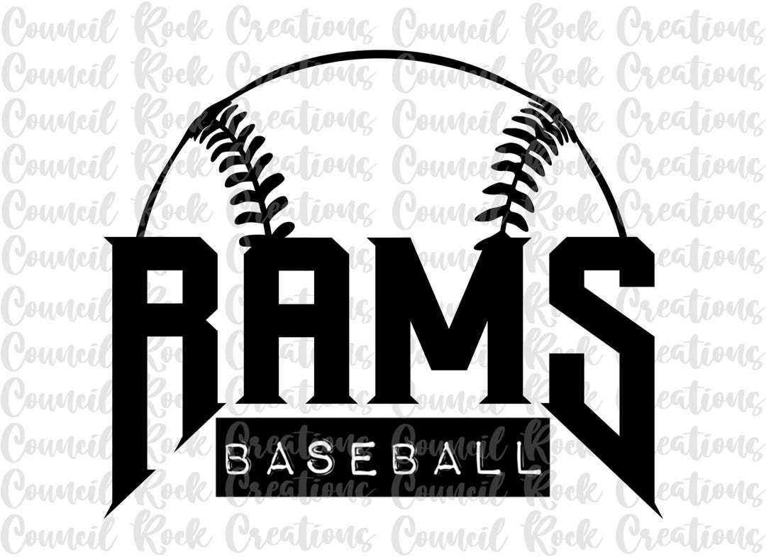 Rams Baseball PNG, School Spirit, Sports, Mascot, Digital File ...