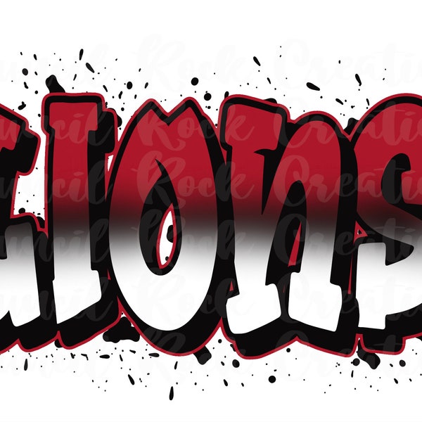 Detroit Lions Font - Etsy