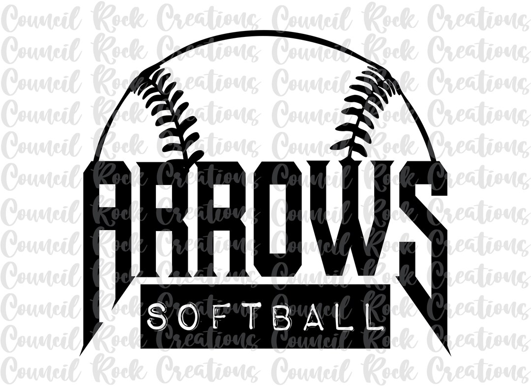 Arrows Softball PNG, School Spirit, Sports, Mascot, Digital File ...