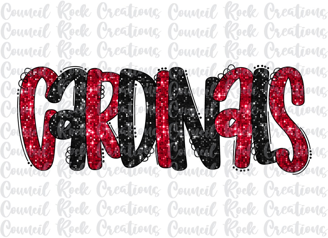 Mascot Sequin Glitter Bling PNG | Doodle Letters | School Spirit ...