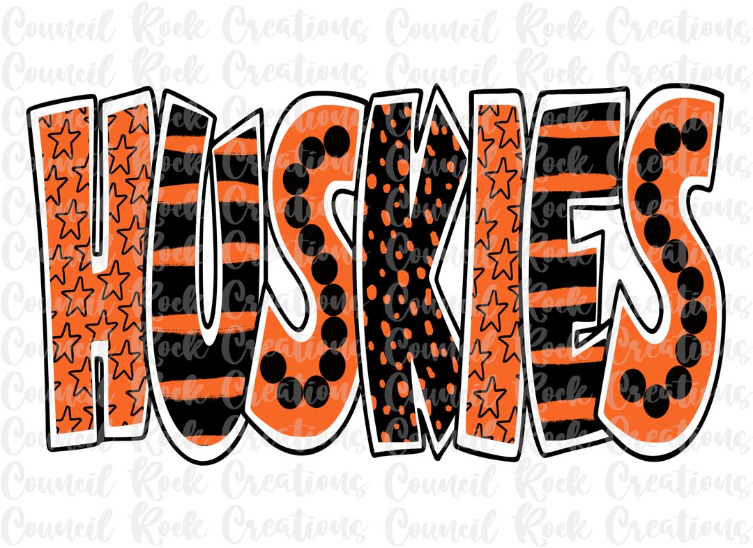 Huskies Fun Mascot PNG, School Spirit, Team Spirit, Digital Gile ...