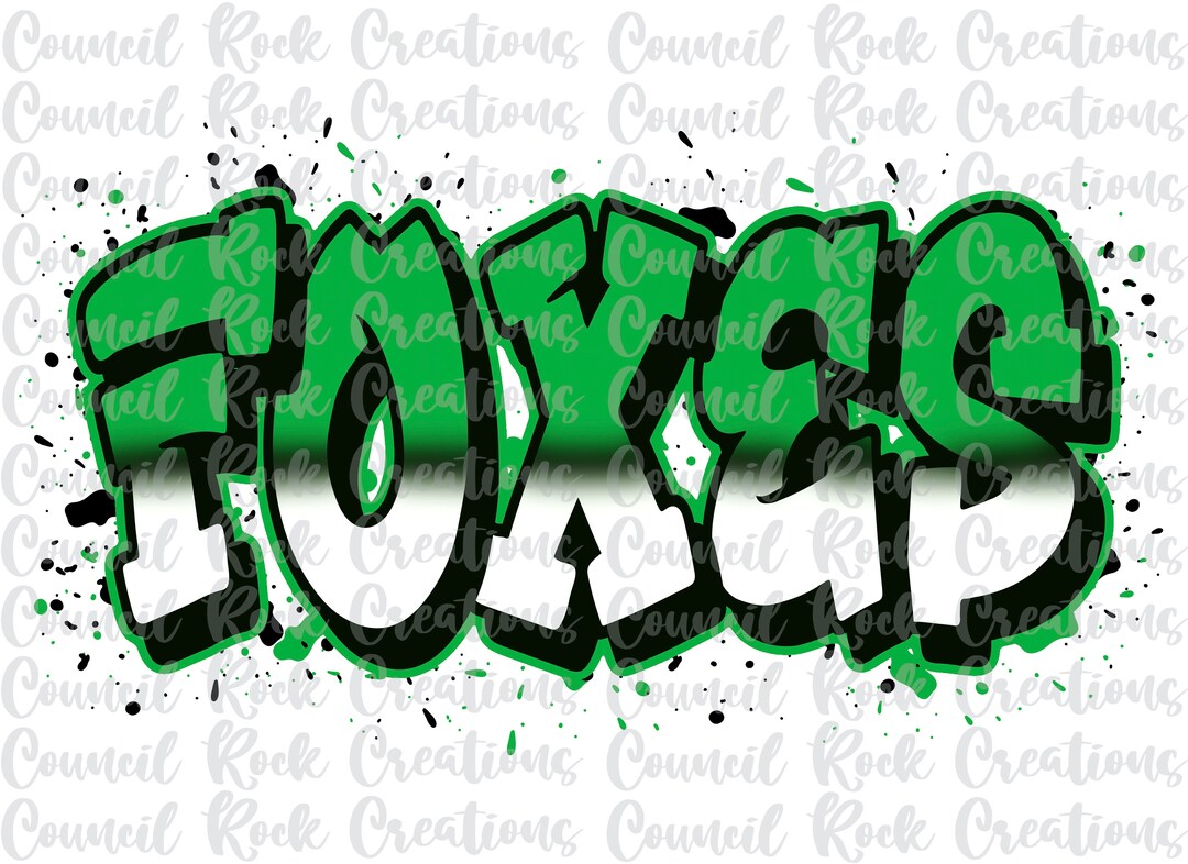 Foxes PNG | Graffiti | Digital File | Sublimation Download | School ...