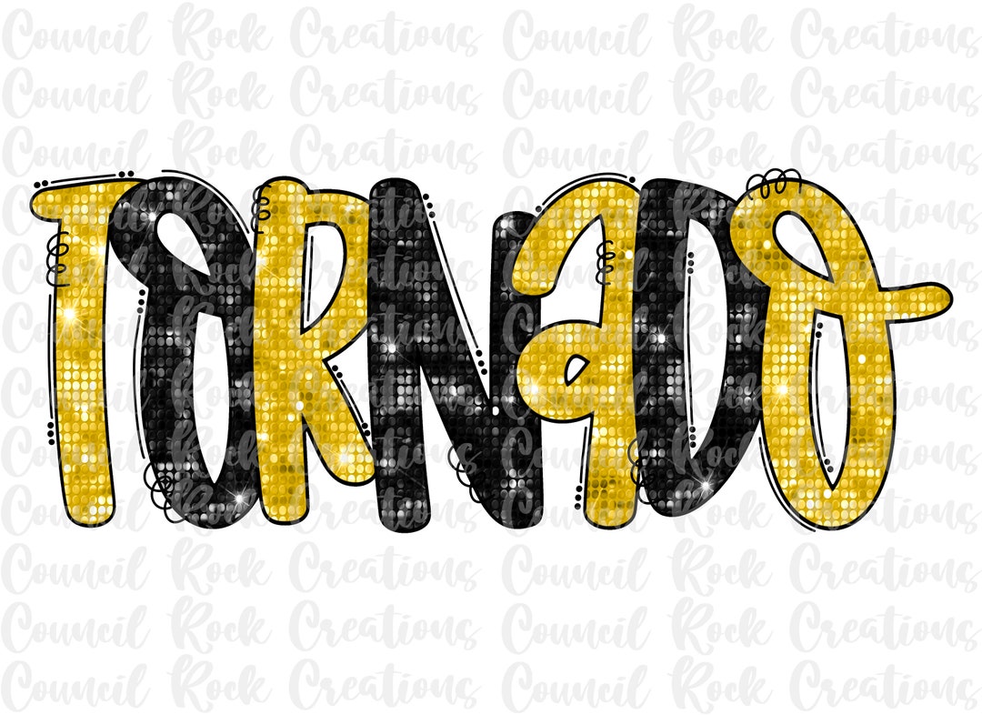 Sequin Glitter Bling Tornado PNG | Doodle Letters | School Spirit ...