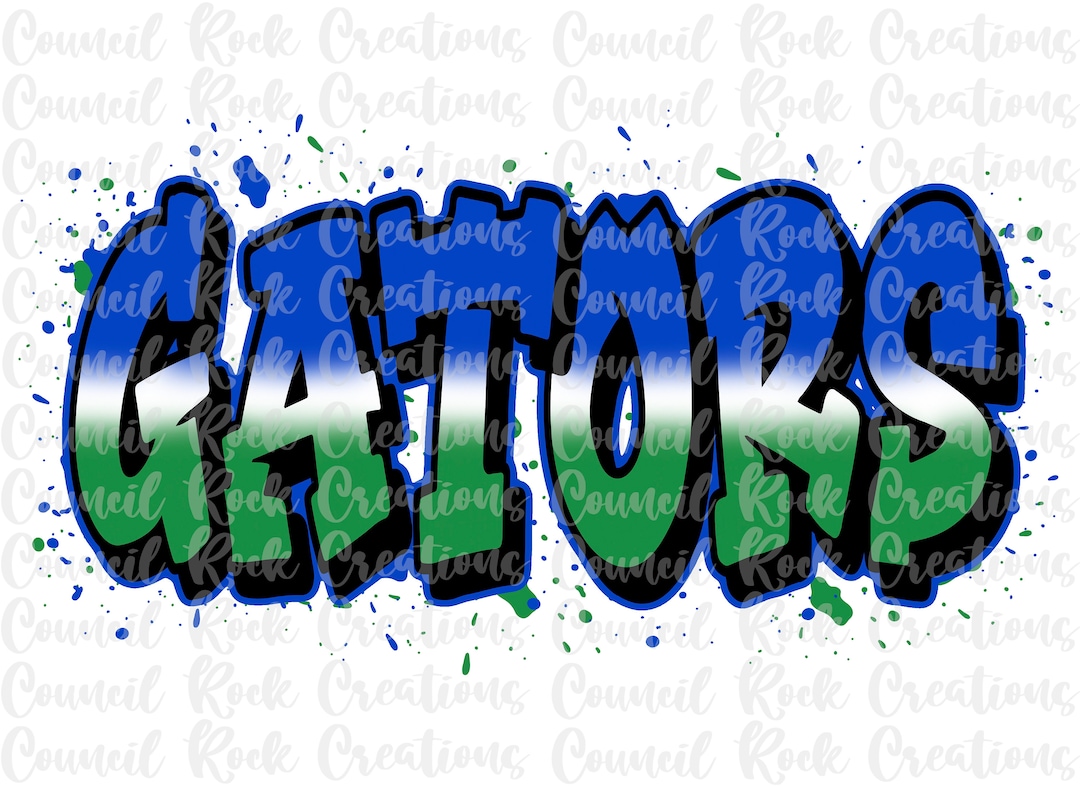 Gators PNG | Graffiti | Digital File | Sublimation Download - Etsy