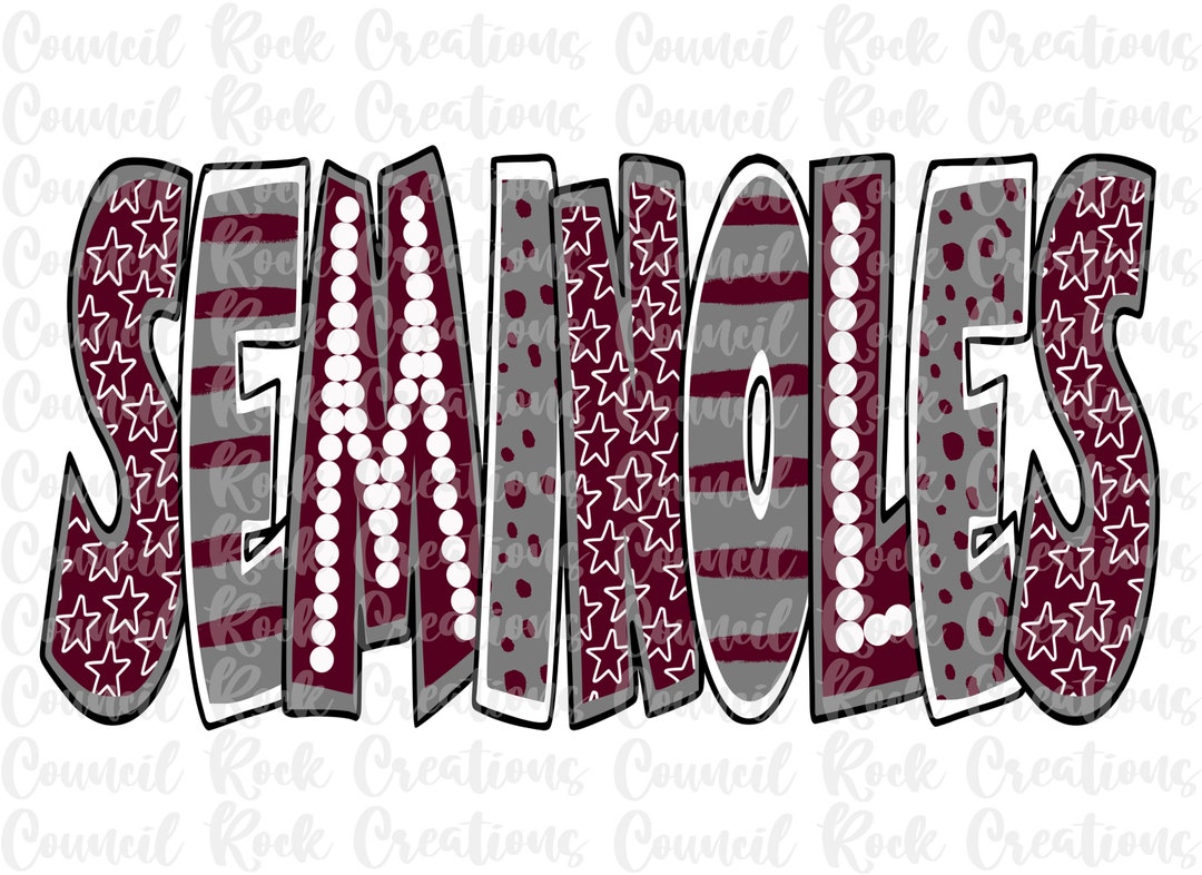 Seminoles Fun Mascot PNG, School Spirit, Team Spirit, Digital Gile ...