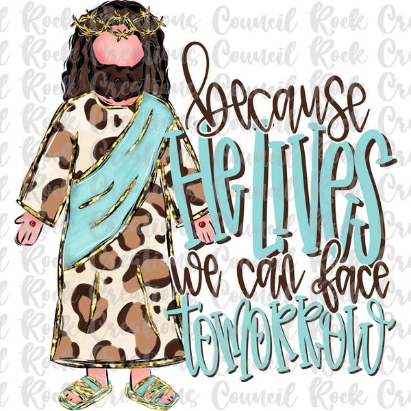 Because He Lives Art Print - Etsy
