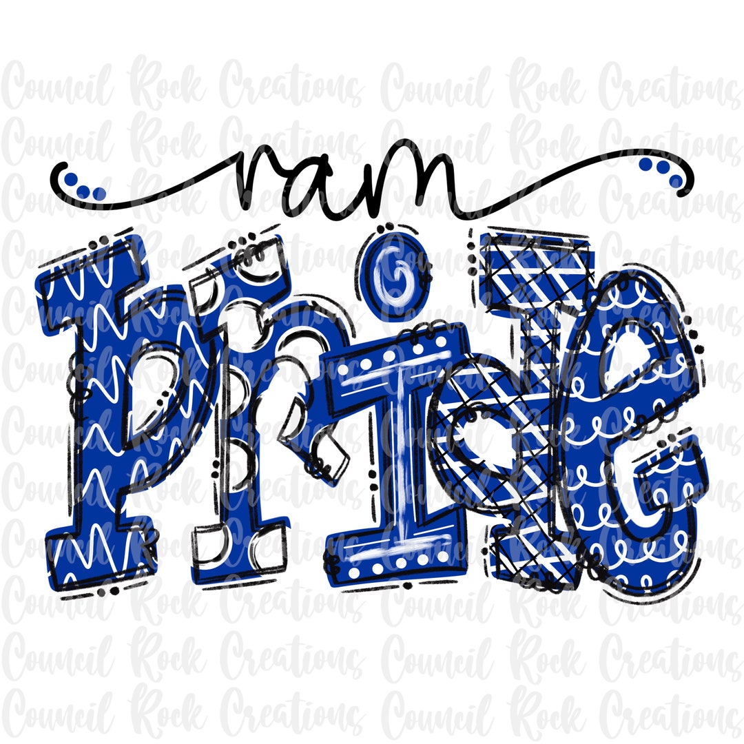 Ram Pride PNG | Doodle Letters | Digital File | Sublimation Download - Etsy