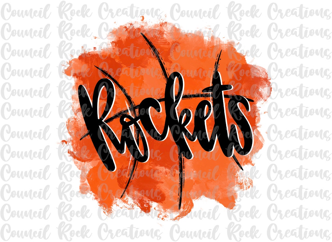 Rockets Basketball Splatter PNG, School Spirit, Sports, Mascot, Digital ...