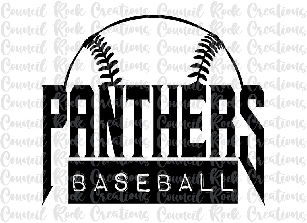 Panthers Baseball PNG, School Spirit, Sports, Mascot, Digital File ...