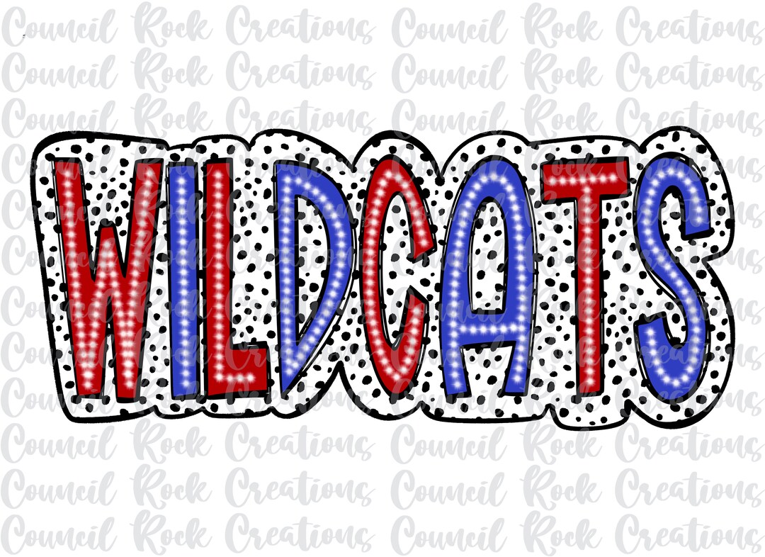 Wildcats PNG, Dalmatian Dots, Mascot, School Spirit, Team Spirit ...
