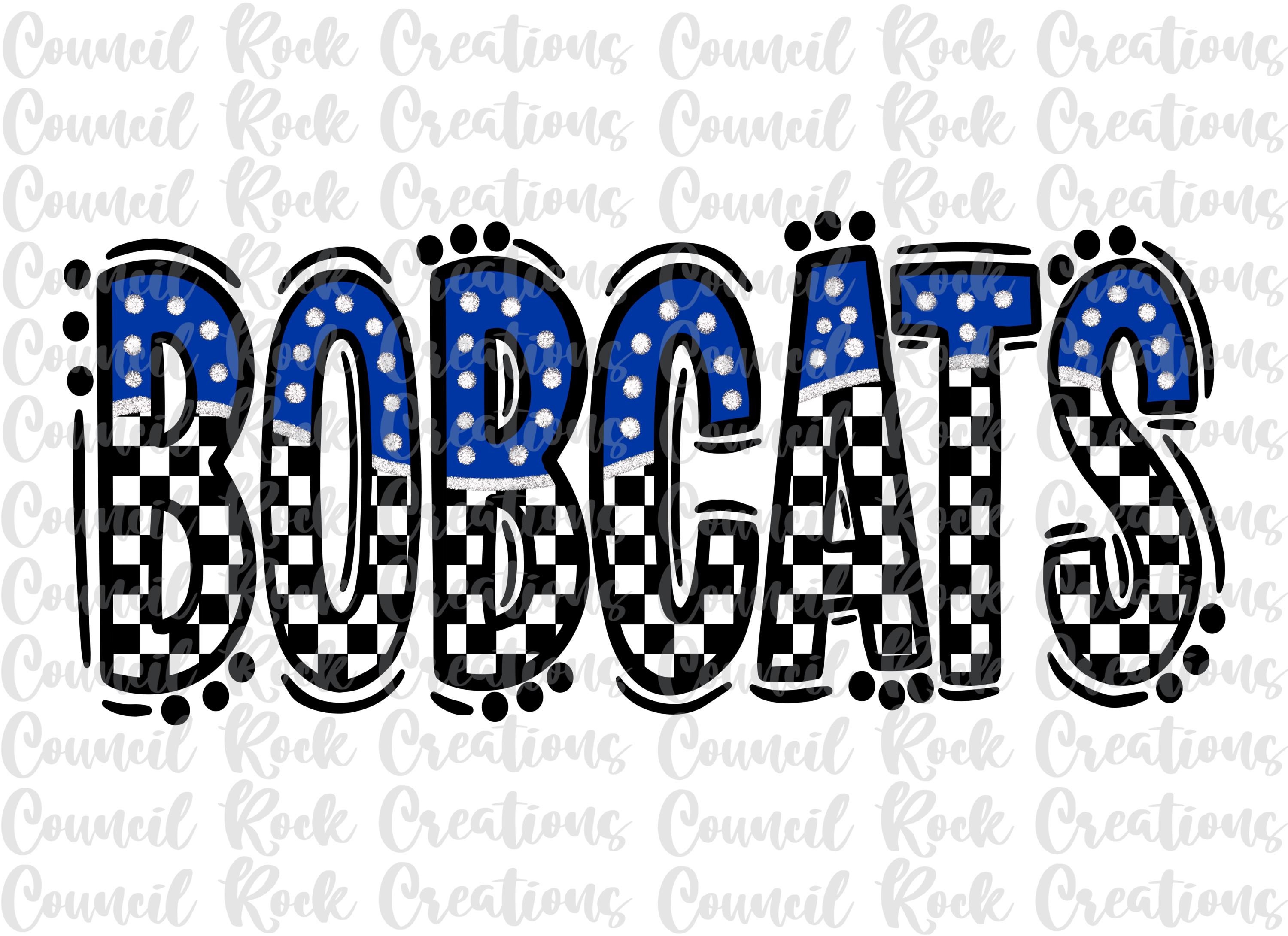 Bobcats Png, Cheetah Print, Royal Doodle Letters, Glitter Silver Dots ...