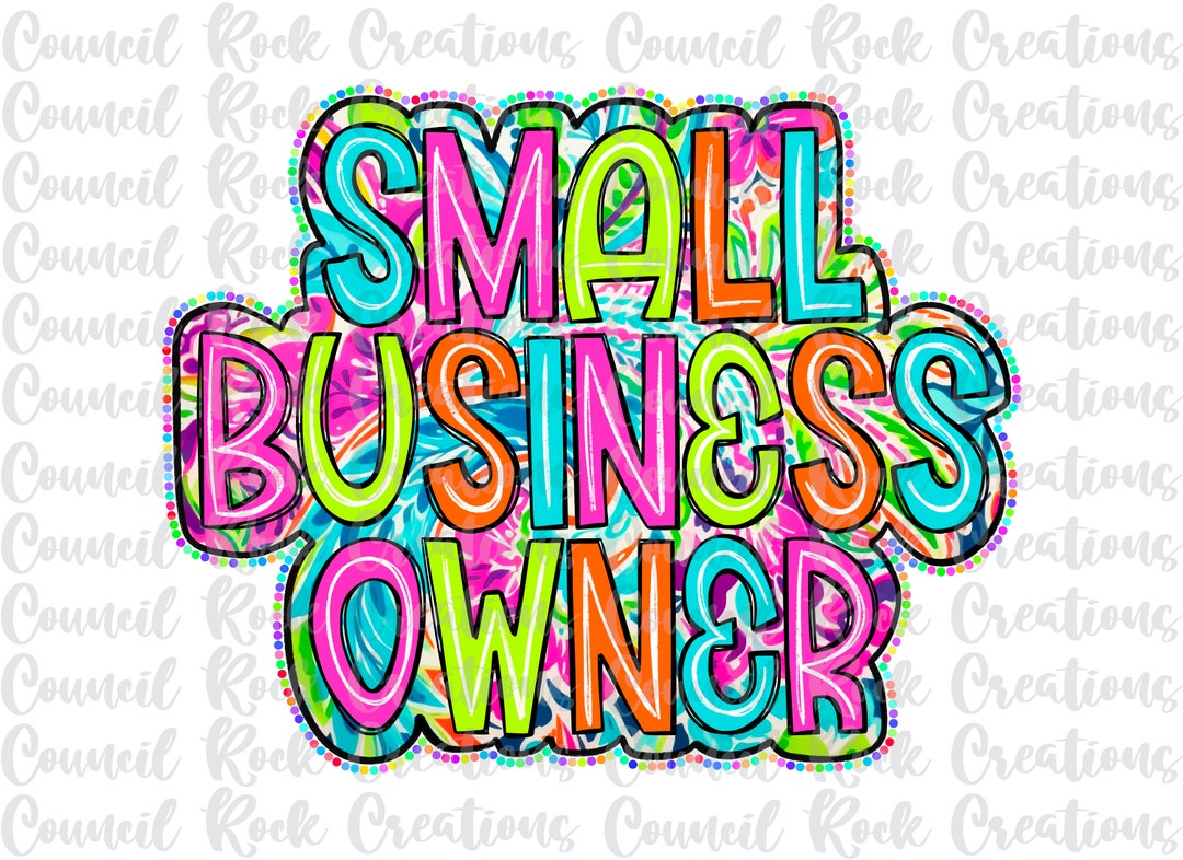Small Business Owner PNG, Scribble Doodle, Bright Paisley Floral ...