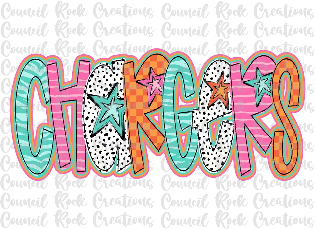 Chargers Png, Colorful, Checkered, Zebra Print, Dalmatian Dots, Hand ...
