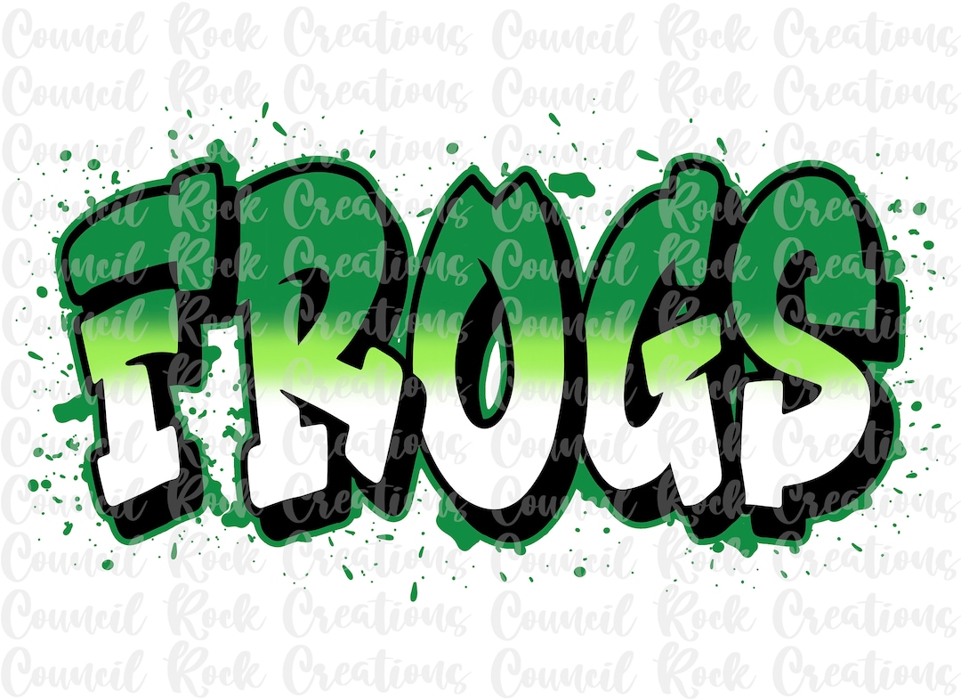 Frogs PNG | Graffiti | Digital File | Sublimation Download - Etsy