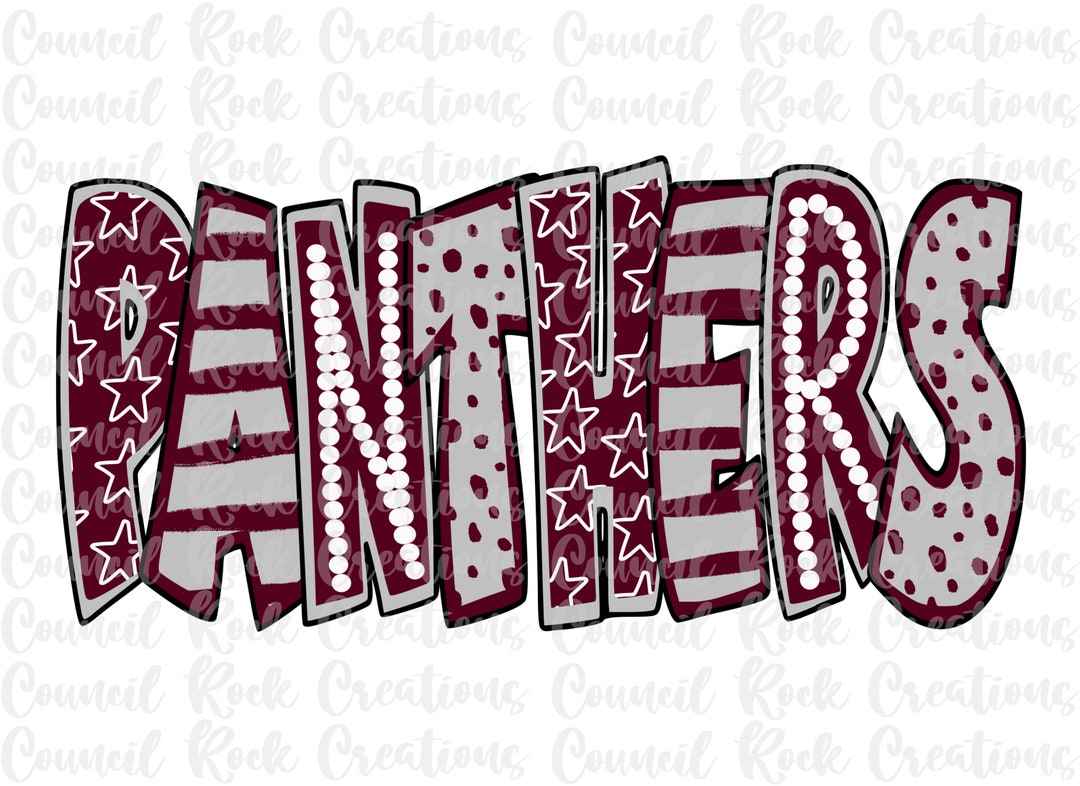 Panthers Fun Mascot PNG, School Spirit, Team Spirit, Digital Gile ...