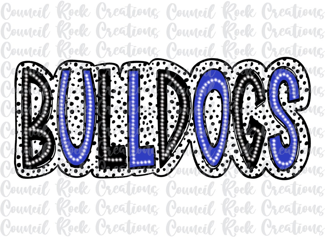 Bulldogs PNG, Dalmatian Dots, Mascot, School Spirit, Team Spirit ...