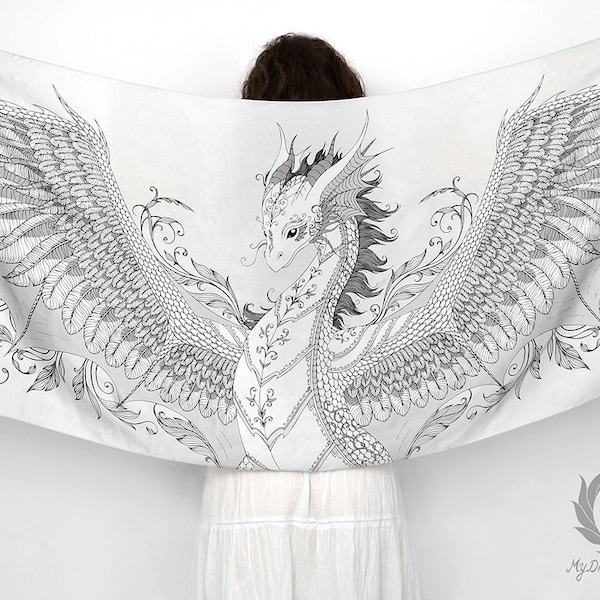 Dragon Scarf - Etsy
