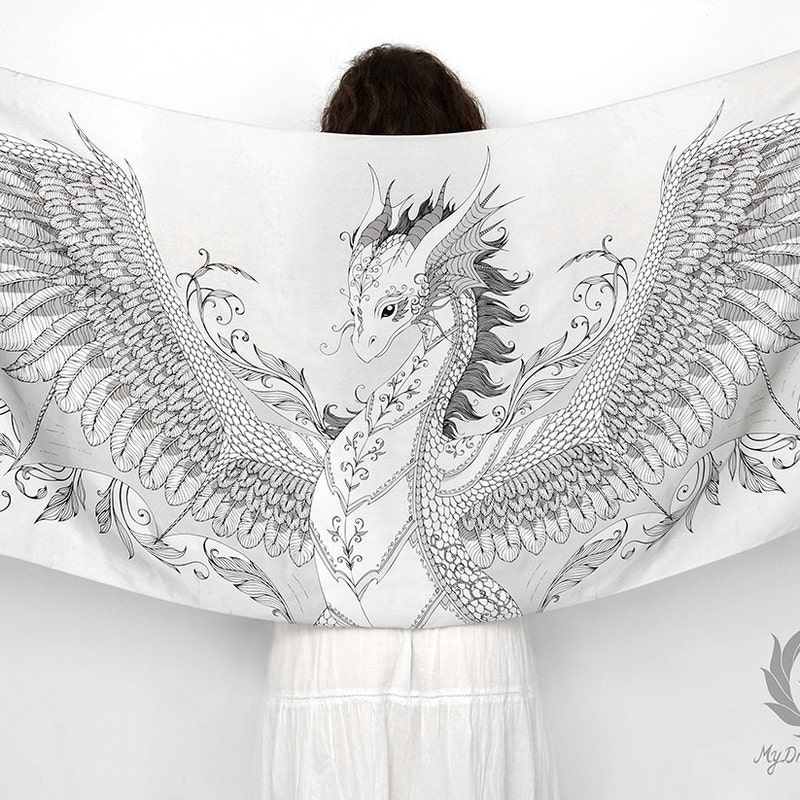 Dragon Scarf - Etsy