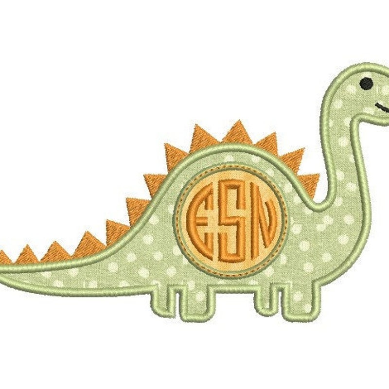 Dinosaur Applique - Etsy