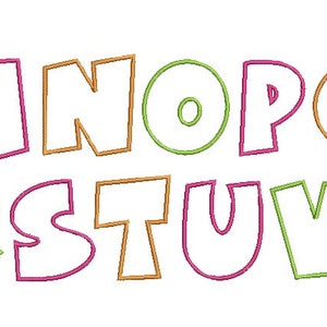 Applique Embroidery Fonts - Embroidery Fonts - Applique Font - Machine ...