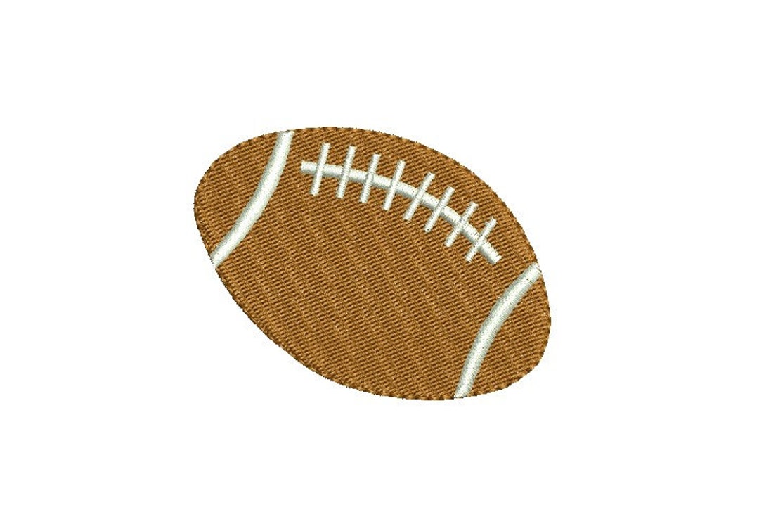 Rugby Embroidery Design Fill Stitch Mini Football Embroidery Rugby Ball ...