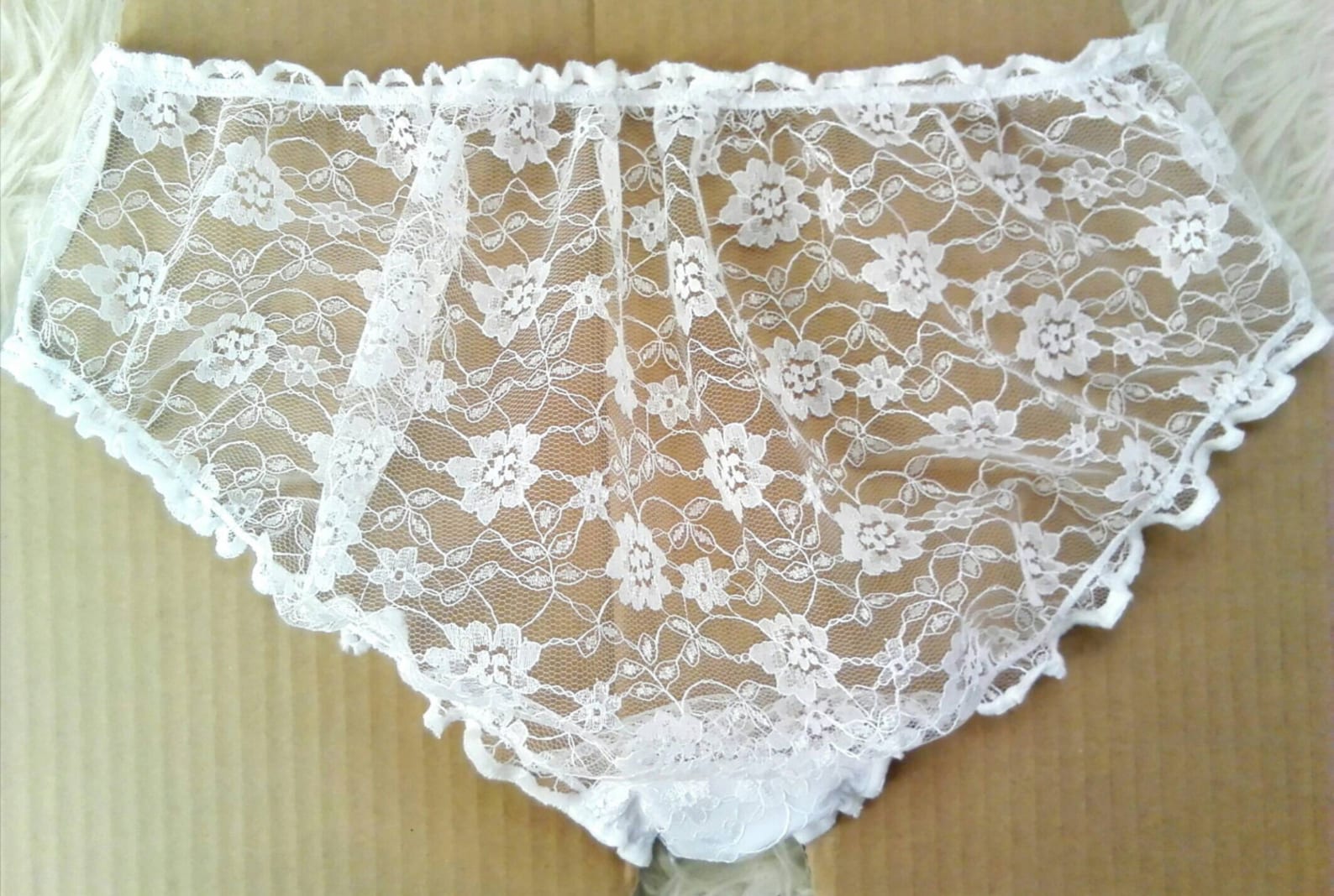 Sweetcheeks by Paula "made TO Order" Full Lace "see Through" SISSY ...