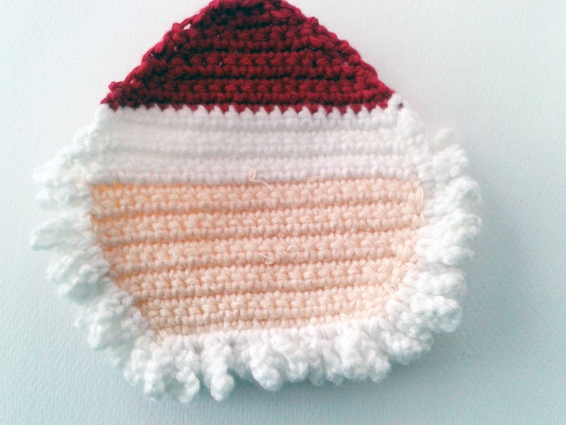 Crochet Santa Coaster PDF Pattern Christmas Crochet Coasters - Etsy