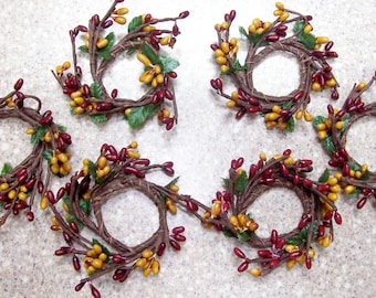 Inch Candle Rings - Etsy