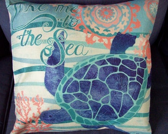 Turtle pillow | Etsy