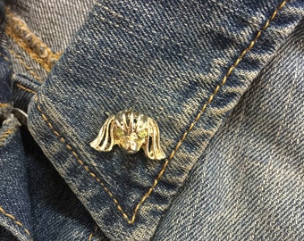 Pug Wings Enamel lapel pin dog pin flying dog pug gift | Etsy