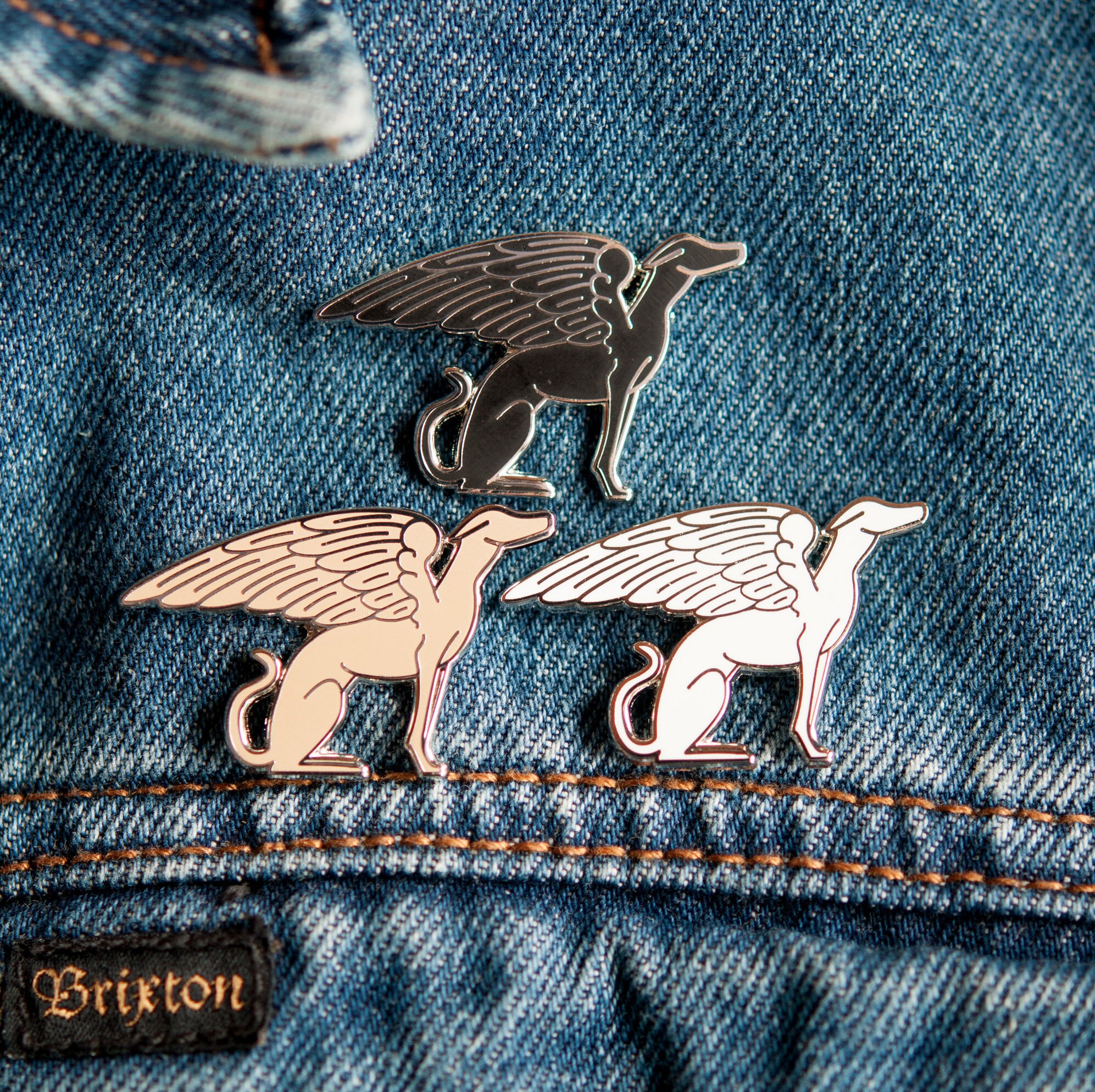 Deco Dog Enamel Lapel Pin Greyhound Pin Dog Lover Pin Dog - Etsy