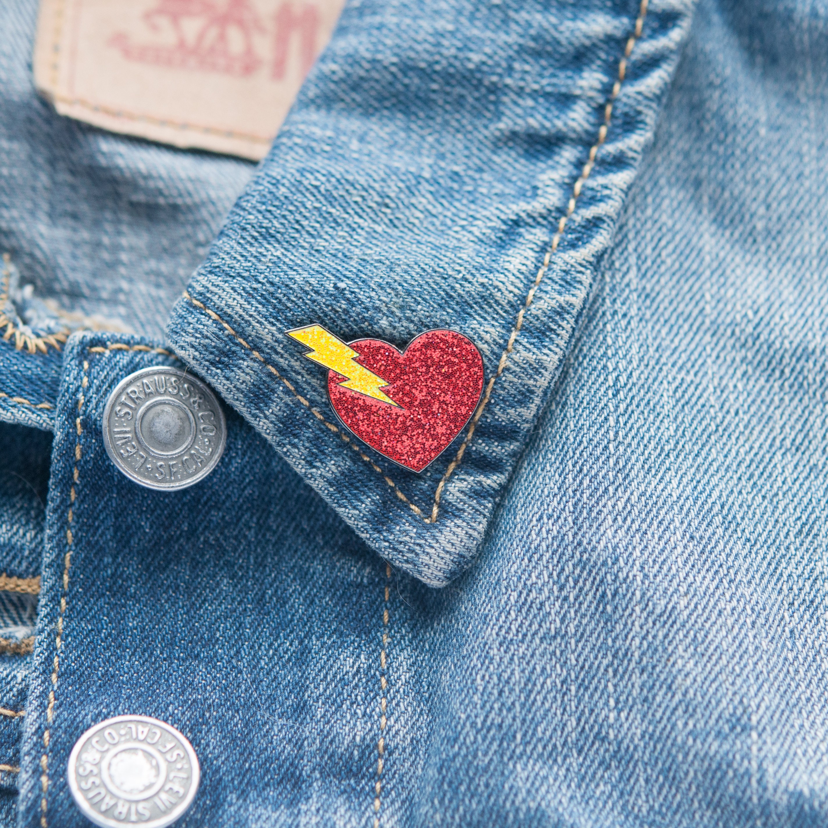 High Voltage Heart Pin Soft Enamel Pin Lapel Pin Hat Pin - Etsy