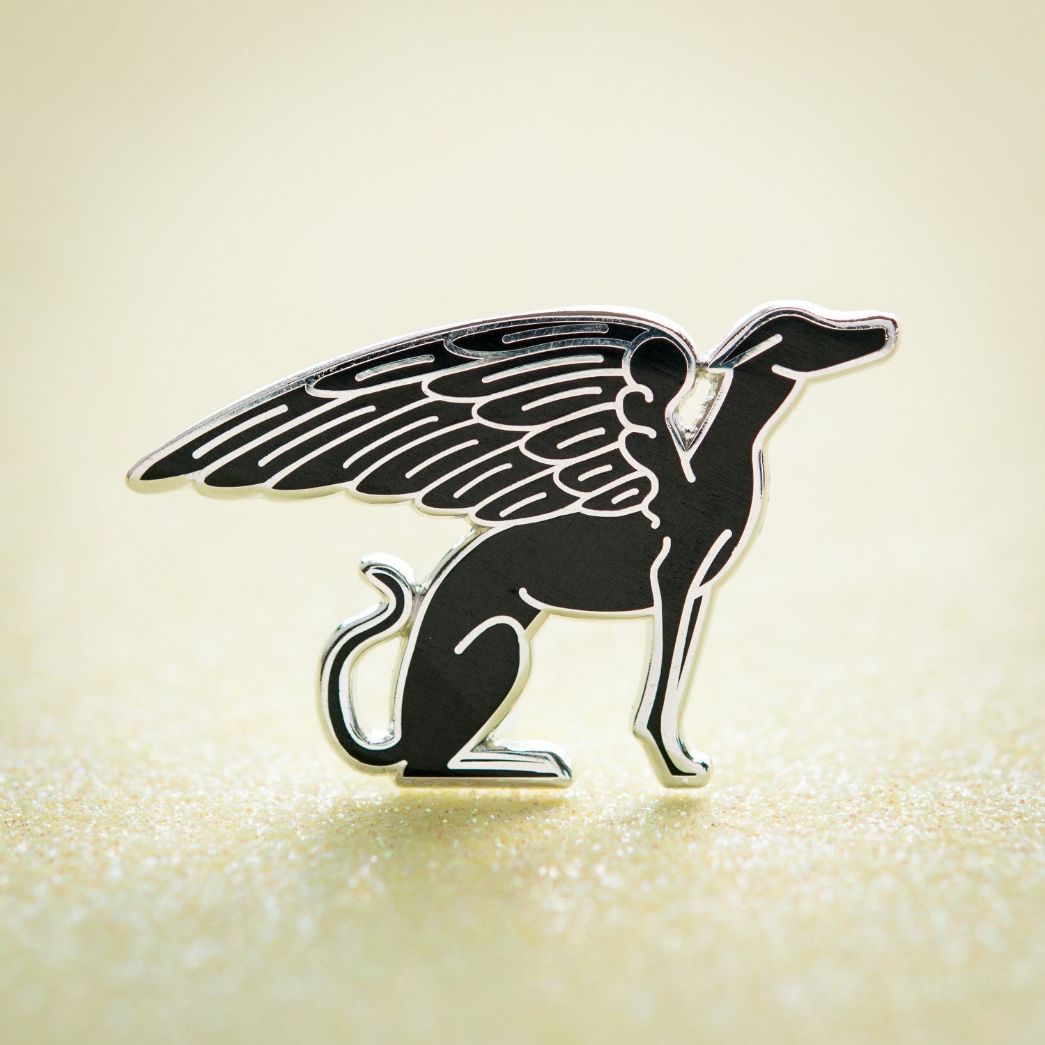 Deco Dog Enamel Lapel Pin Greyhound Pin Dog Lover Pin Dog - Etsy