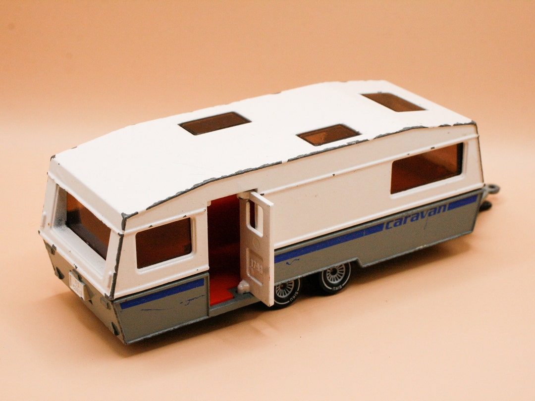 Vintage Caravan Camper Trailer | Collectible Diecast Travel Car Scale Model | Siku | Made in ...