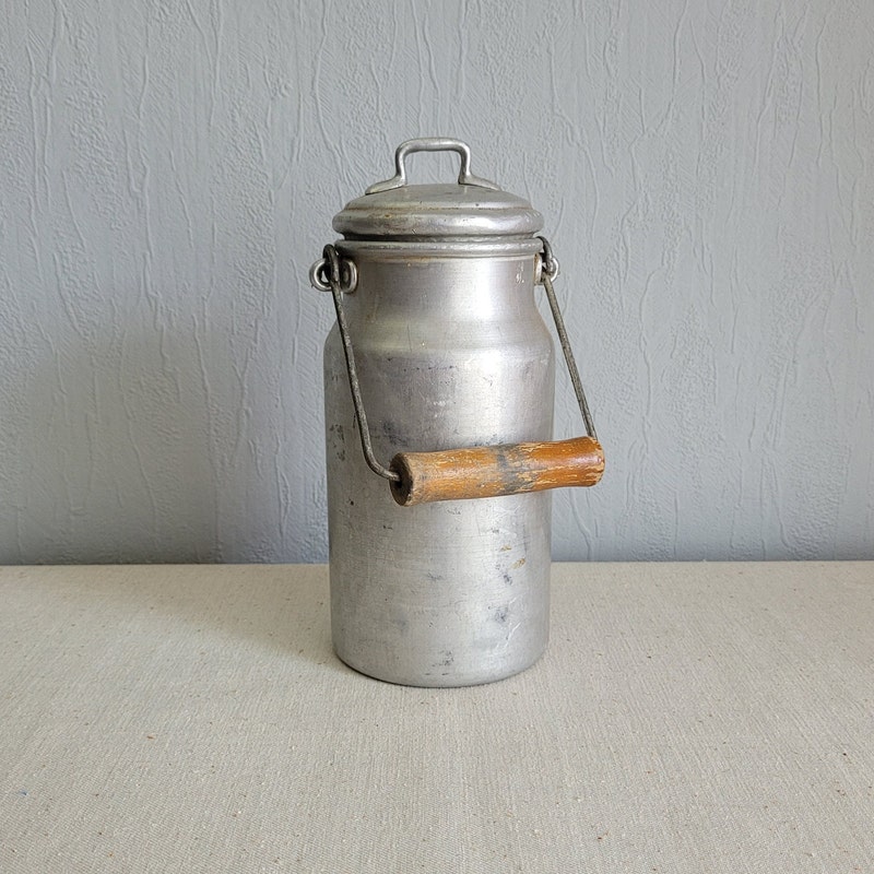 Old Metal Milk Can - Etsy