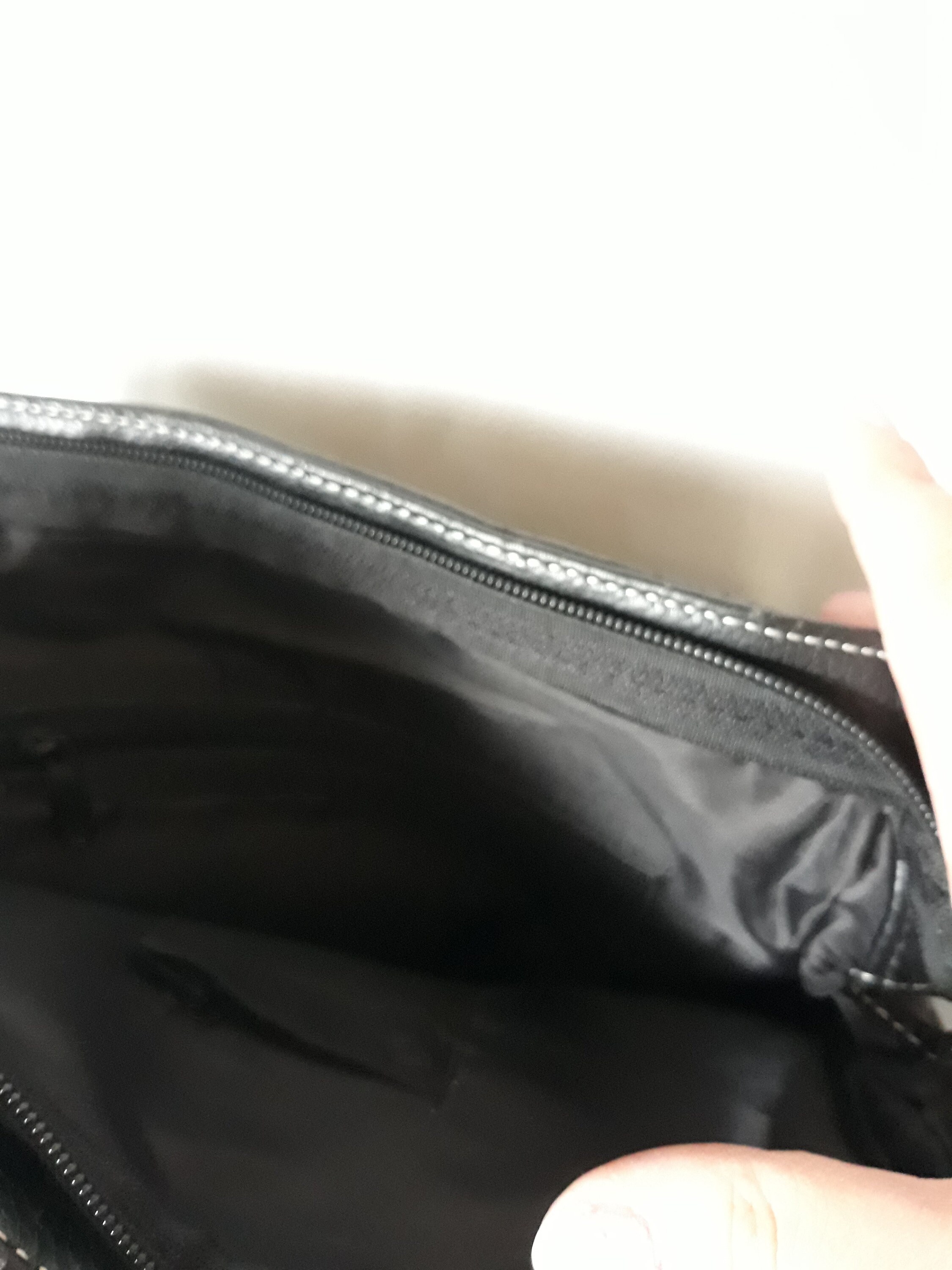 Vintage Black Vegan Leather Handbag 90s Bag Women Retro Style | Etsy